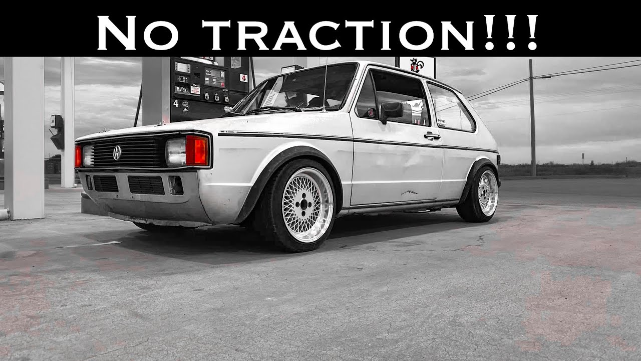 Test driving the turbo mk1 volkswagen rabbit - YouTube