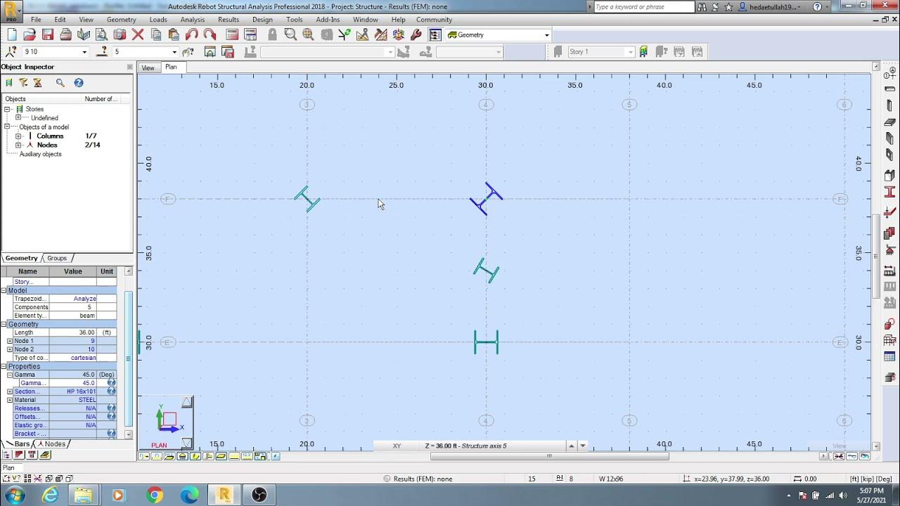 08. Autodesk Robot Structural Analysis professional Tutorials ...
