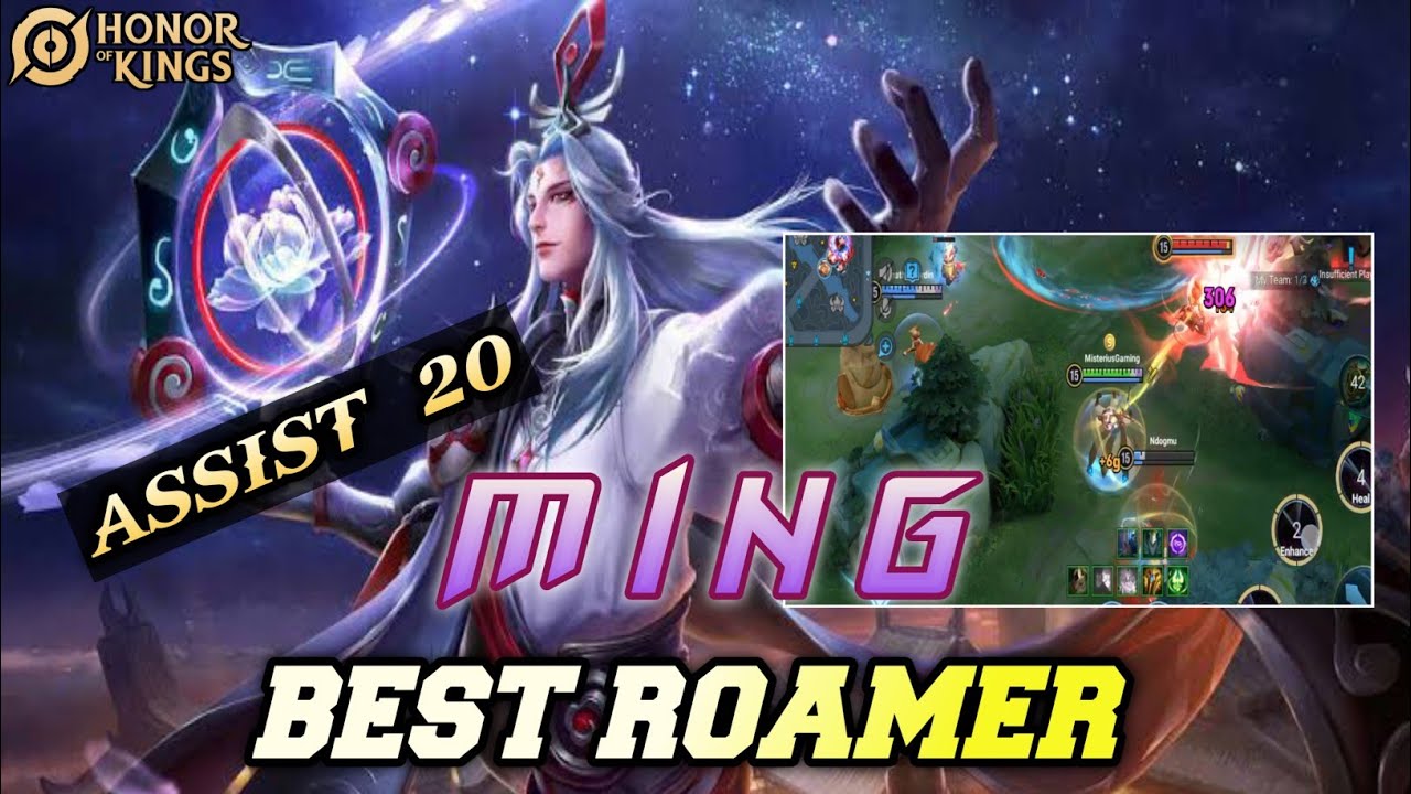 Honor of Kings (HOK) Ming roamer best gameplay ~ suport on the game ...