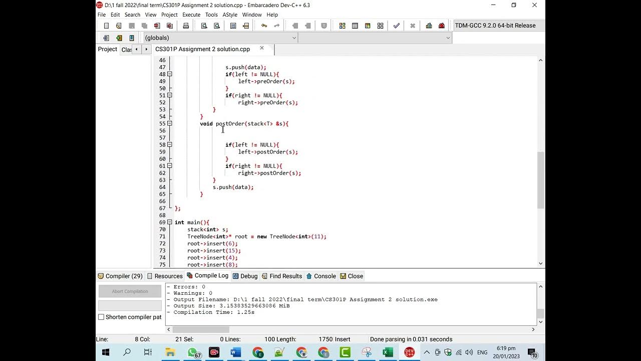 CS301P Assignment 2 Solution Fall 2022, CS301P Assignment 2 solution 2022 CS301P assig 2 ...