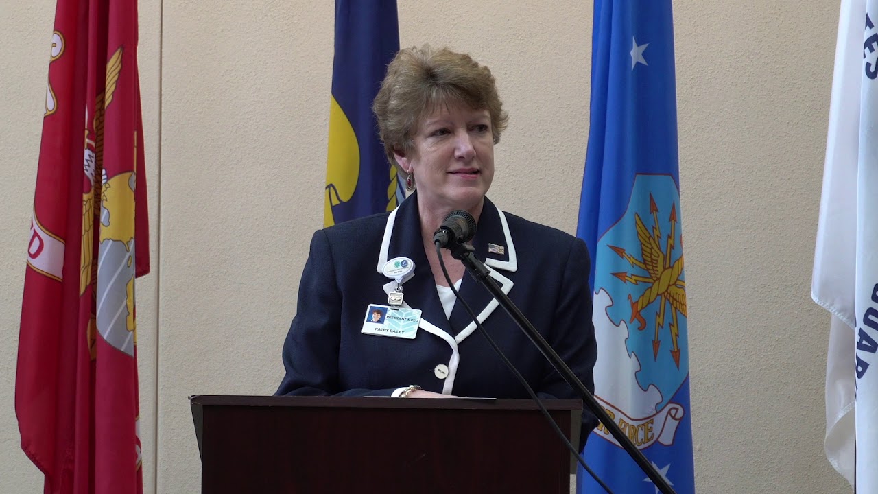 Veteran's Day 2019 - Kathy C. Bailey Address - YouTube