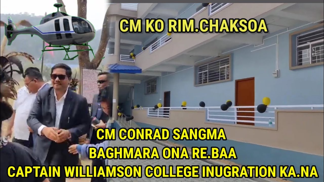 chief minister Conrad sangmako rim.chaksoa ll baghmara capt Williamson ...