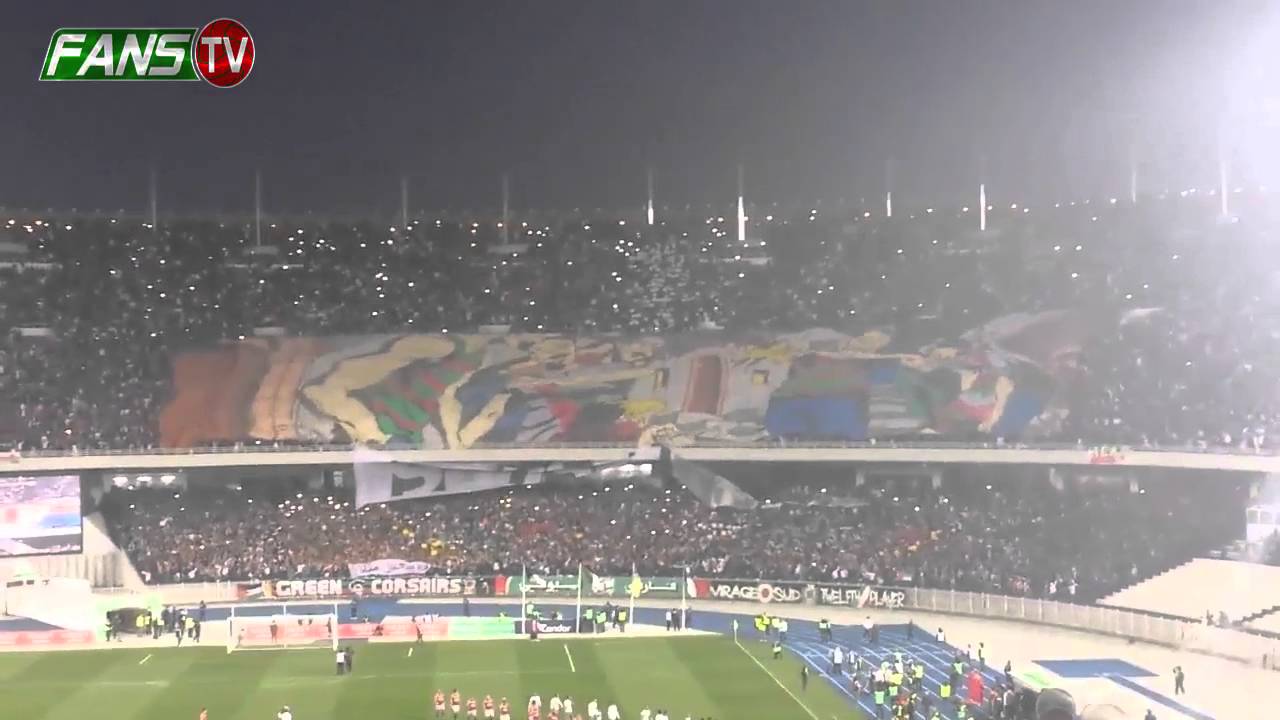 tifo & craquage virage sud 2015 - usma 0 0 mca- - YouTube