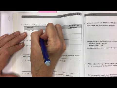 Eureka math grade 5 module 2 lesson 3 - YouTube