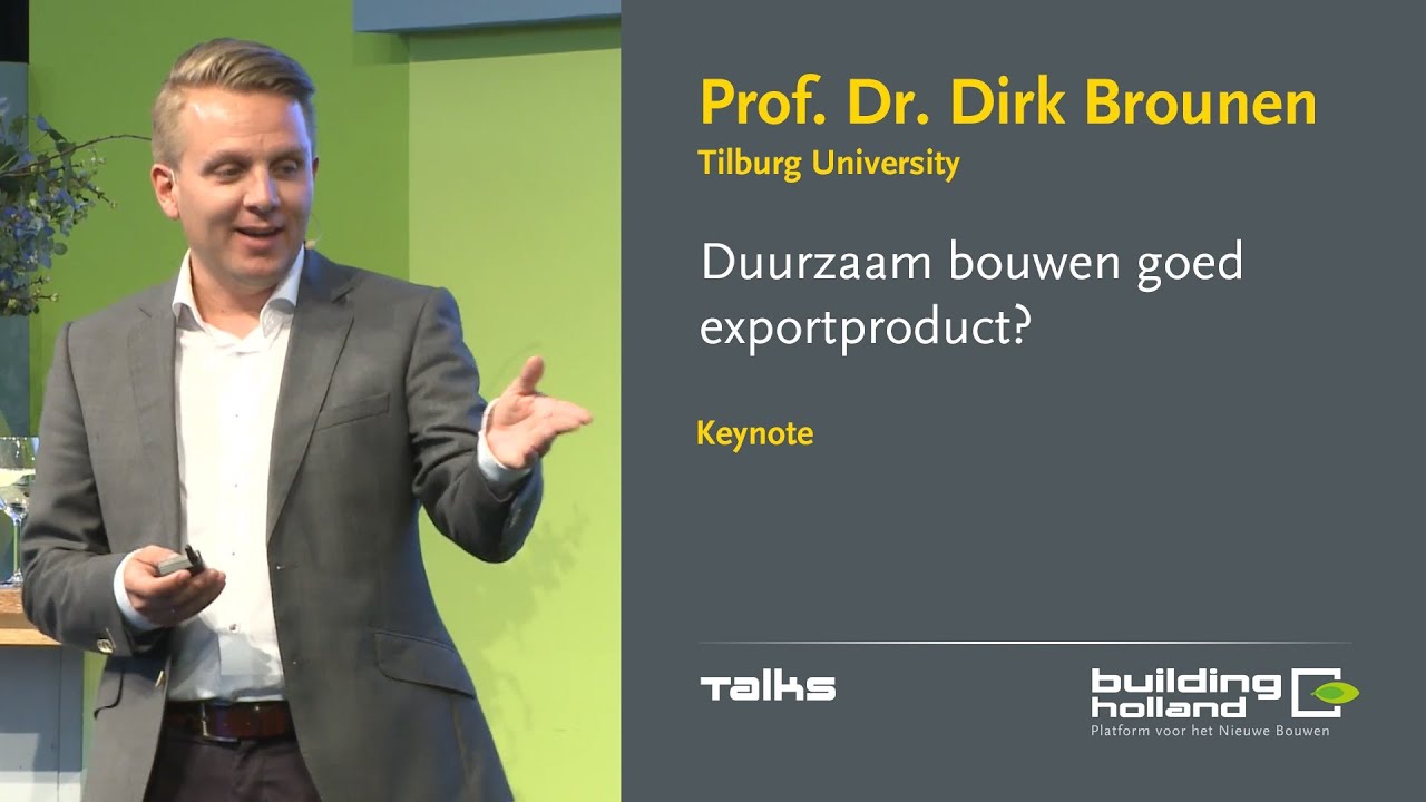 Dirk Brounen, Global Real Estate Sustainability Benchmark - YouTube