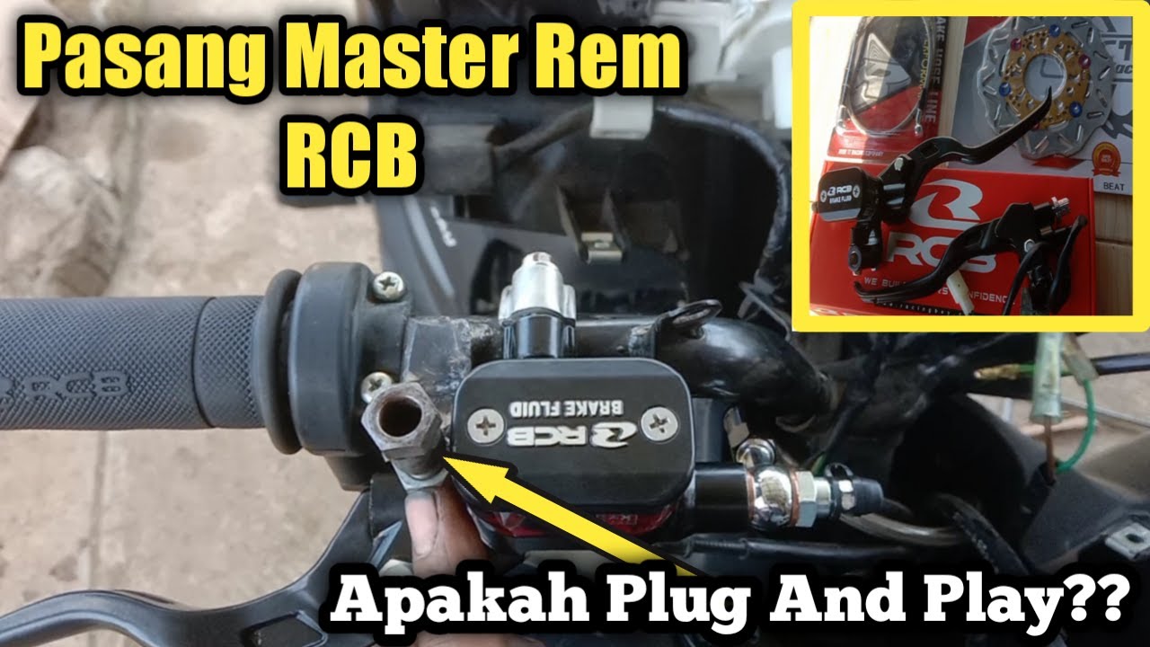 Pasang Master Rem RCB di Motor Honda Beat DELUXE #ekamotorofficial ...