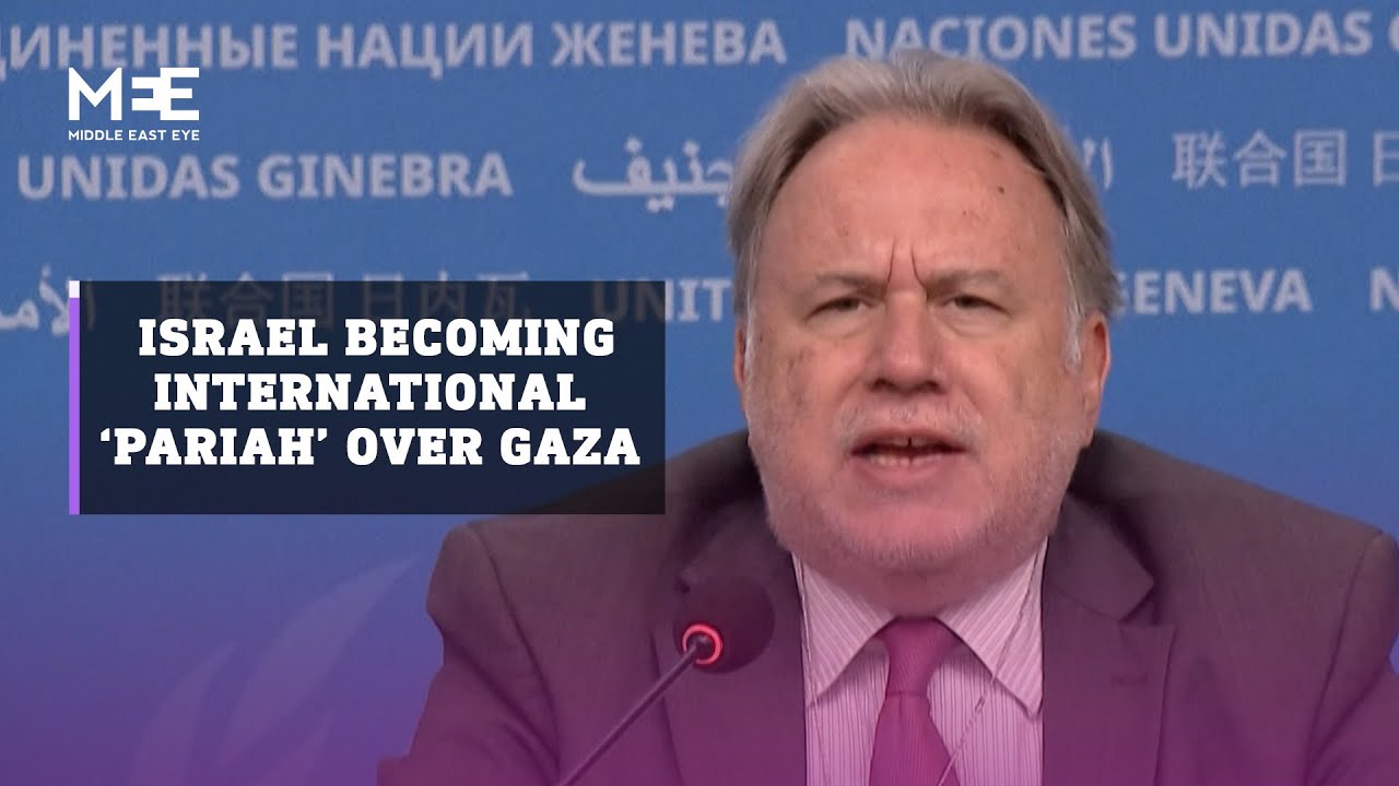 Israel risks 'pariah' status over Gaza: UN experts - YouTube