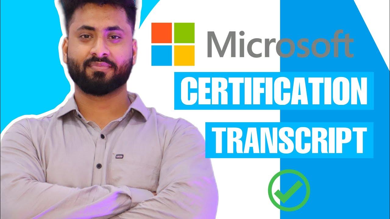 How to Share the Microsoft Certification/Transcript to Company ...