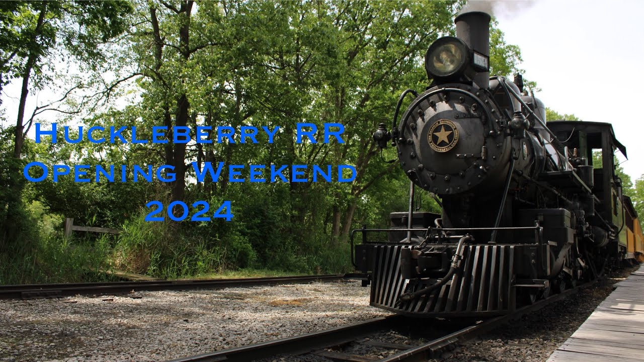 The Huckleberry RR: opening weekend 2024 - YouTube