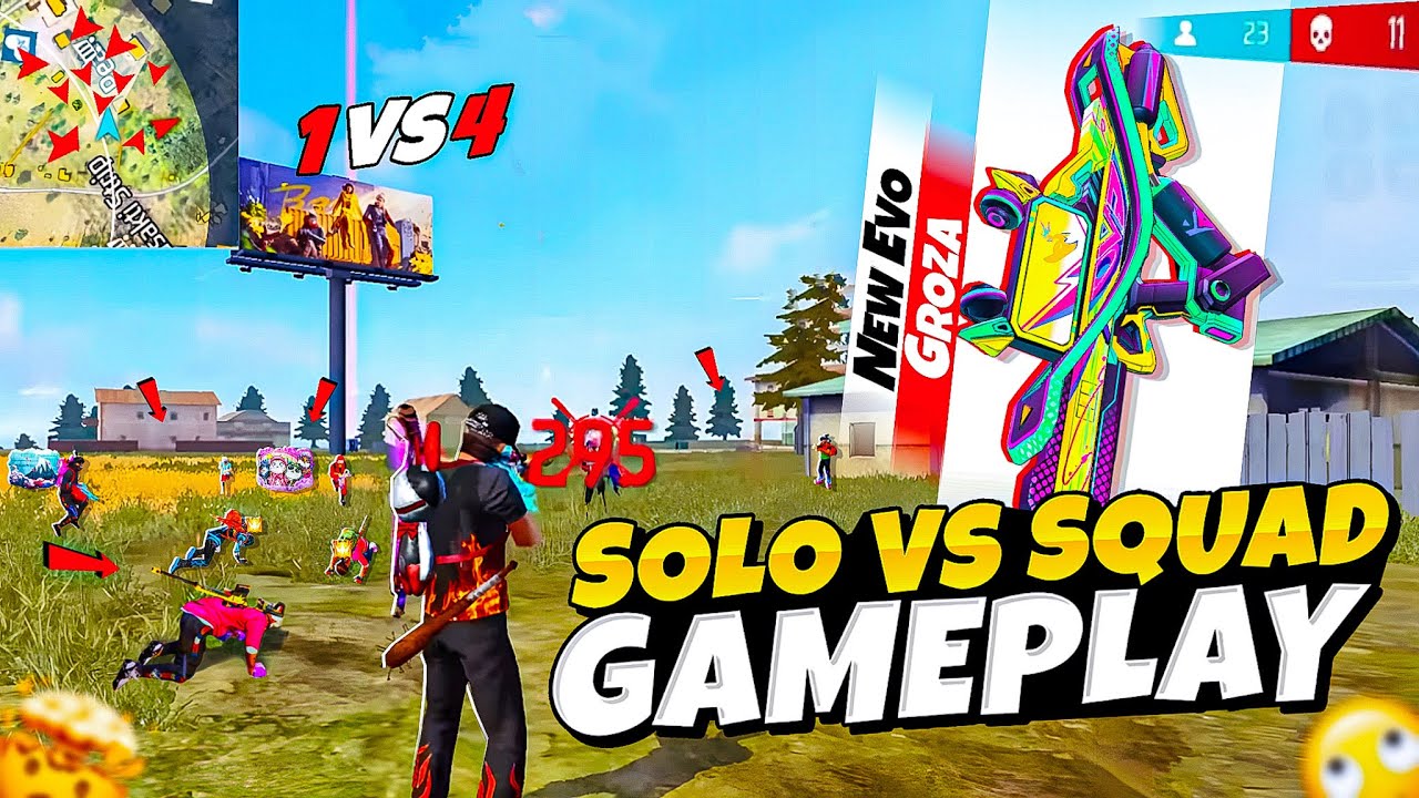 New Evo Groza Gun Skin 😱 I Spend My 1 Lakh Diamond In Evo Max 🤯 Solo Vs ...