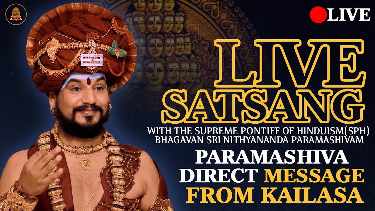 🔴LIVE Darshan: PARAMAŚIVA Reveals Secrets of Divine Consciousness ...