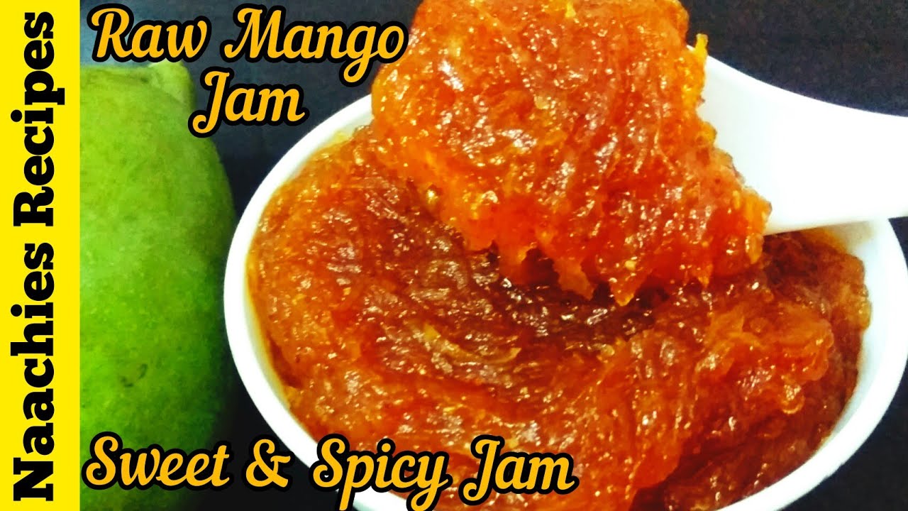 Raw Mango Jam|Sweet and Spicy Jam|Jam Recipes in Tamil|Raw Mango Thokku|Mango pickle |Aam ka ...