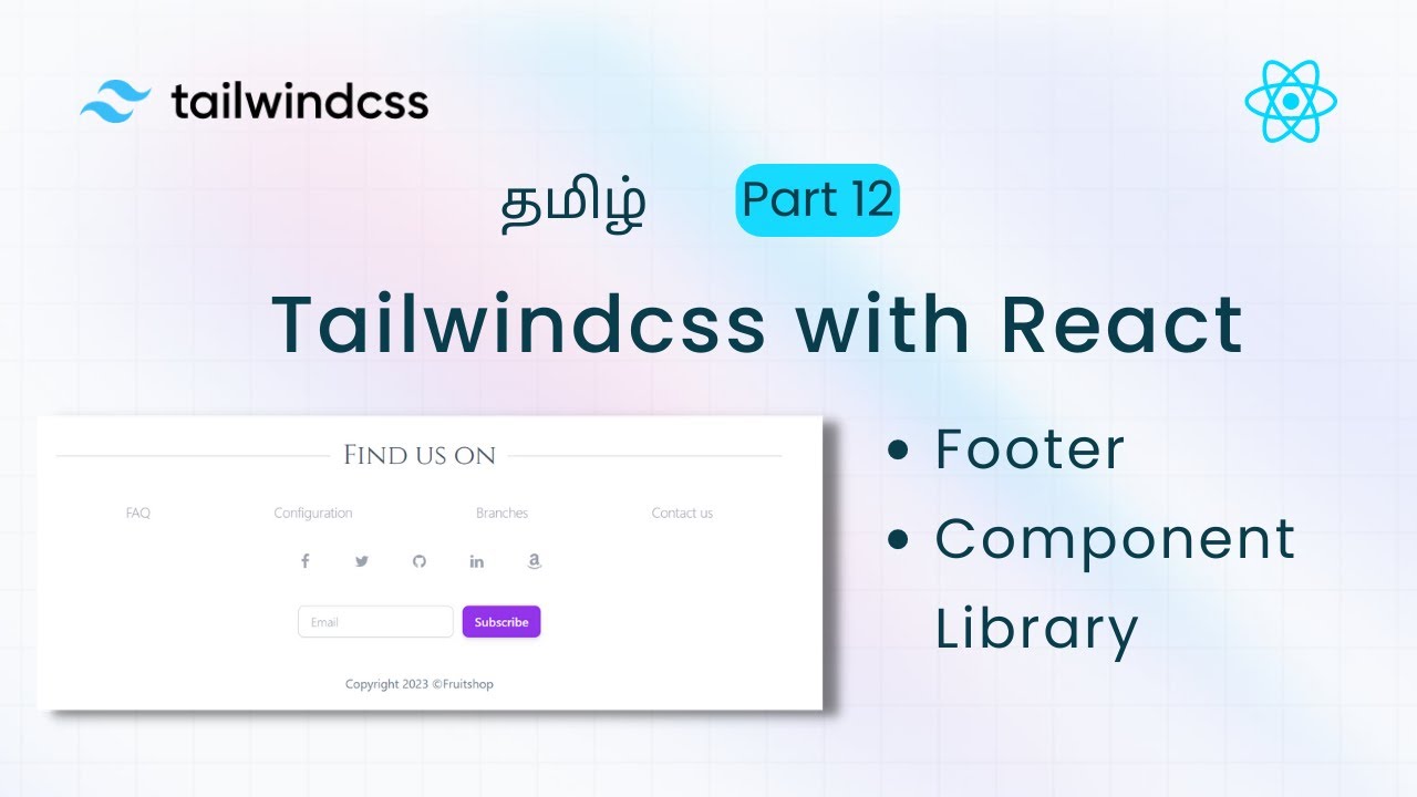 Tailwind Components Library Tamil 12 Tailwindcss With React Tamil Youtube