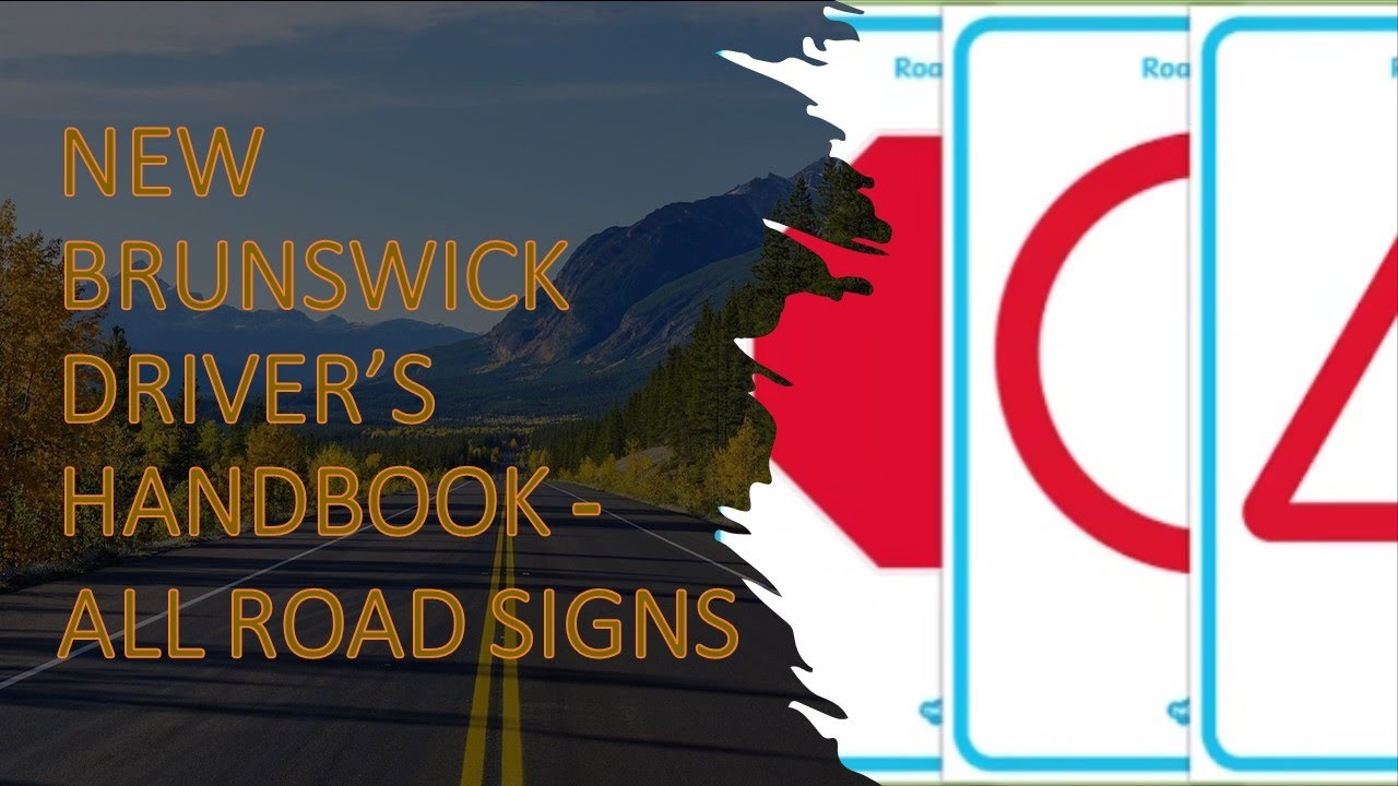 Ontario Canada Drivers License Hand book - All Road signs - YouTube