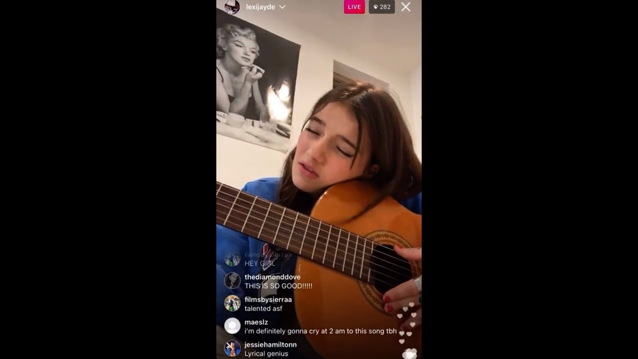 Drunk Text Me— Lexi Jayde (Instagram Live) - YouTube