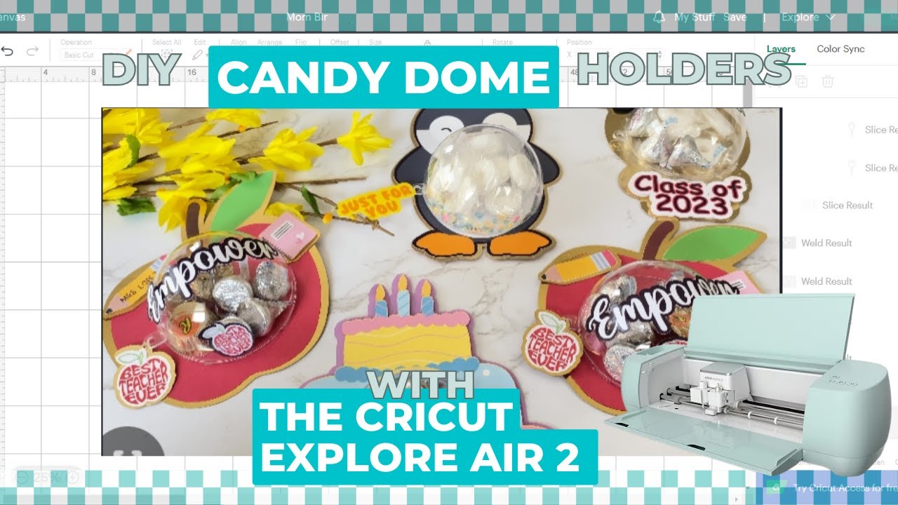 How to Make Dome Candy Holders with a Cricut- Crafting with Shaneda ...