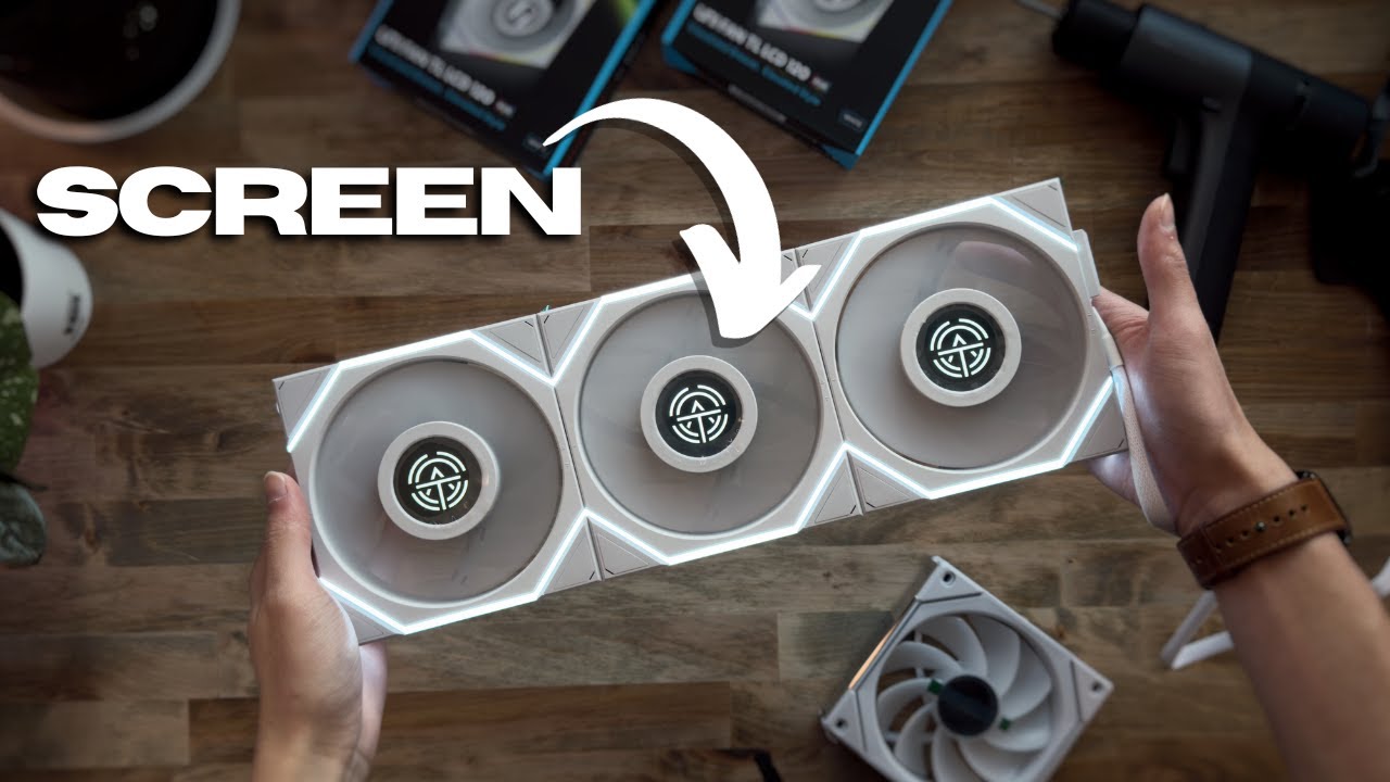 The Future of Cooling is here: Lian Li TL LCD Fans Review! - YouTube