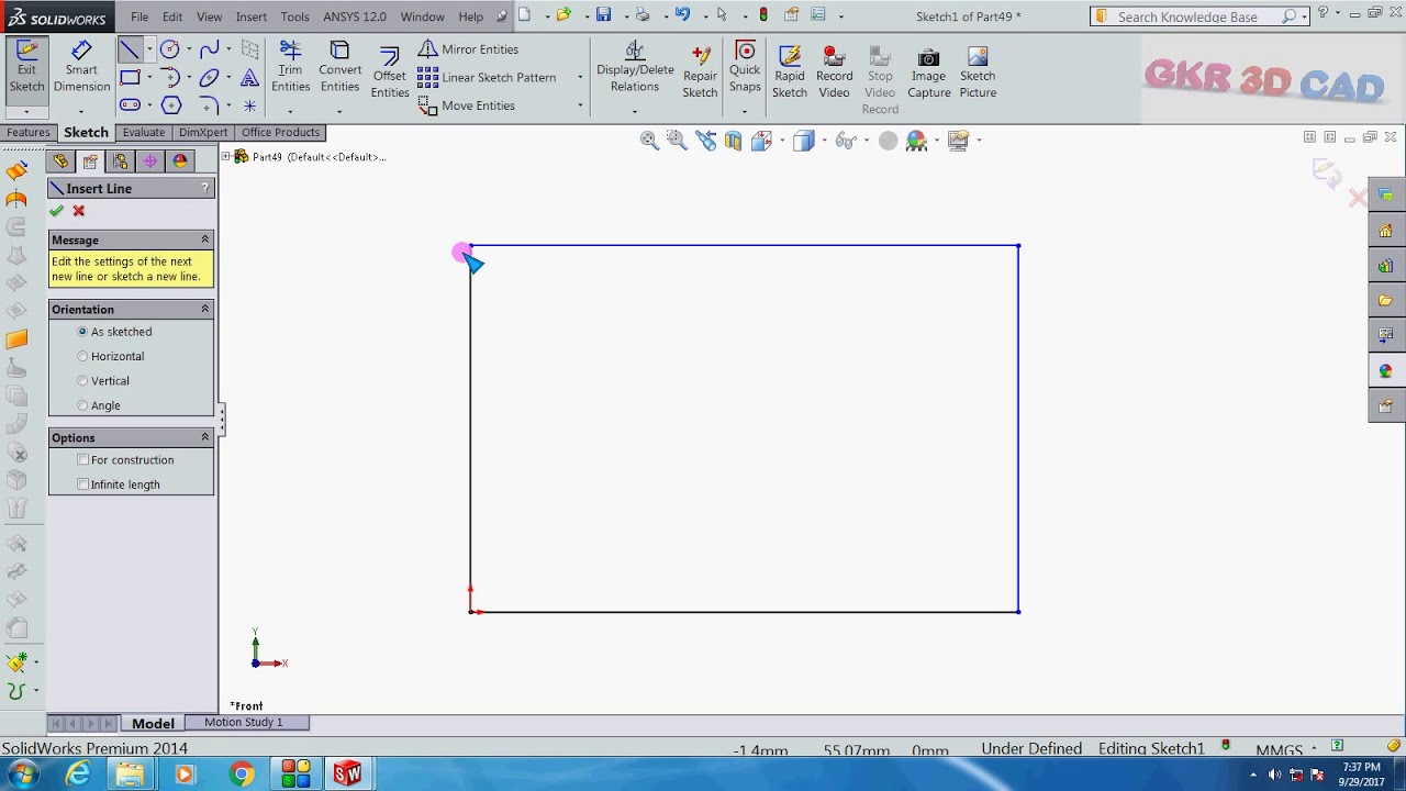 Solidworks tutorial| solidworks tutorial Repair sketch - YouTube