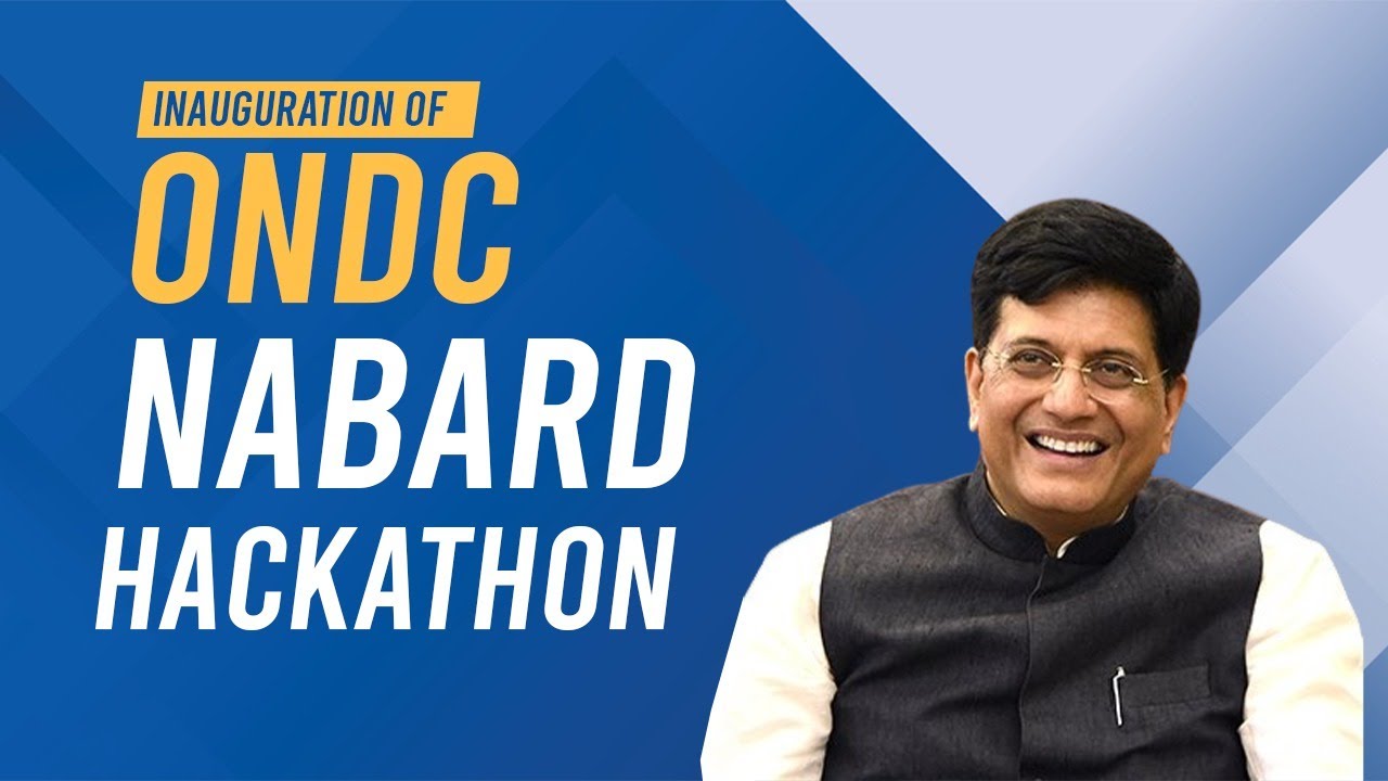 ONDC NABARD Hackathon Inauguration - YouTube