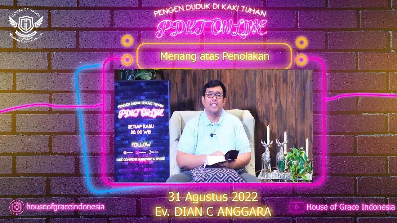 Menang atas Penolakan | PDKT Online | Ev. Dian C. Anggara - YouTube