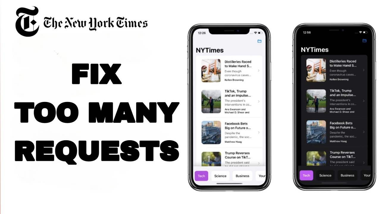 How To Fix And Solve Too Many Requests On The New York Times App ...