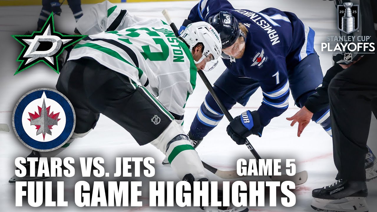 Stars vs Jets Game 5 highlights: Winnipeg stays alive