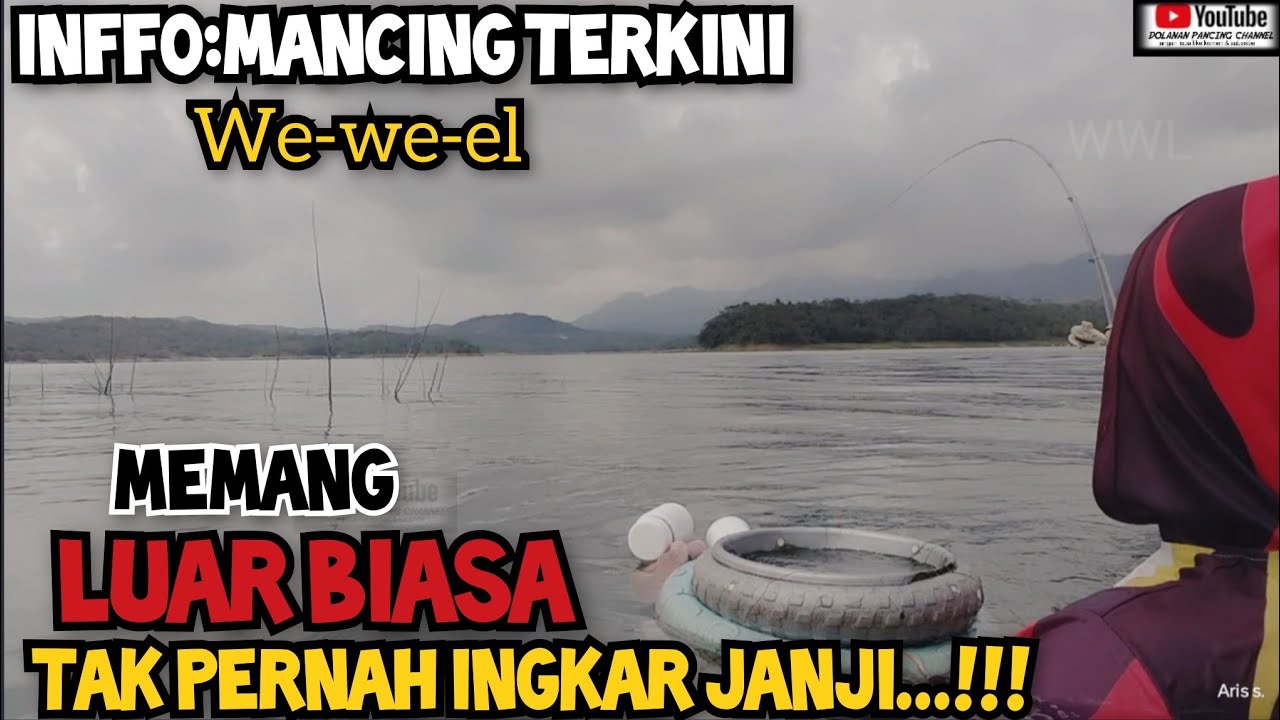 MANCING NYOBOK WWL/waduk wadaslintang//TERKINI... - YouTube