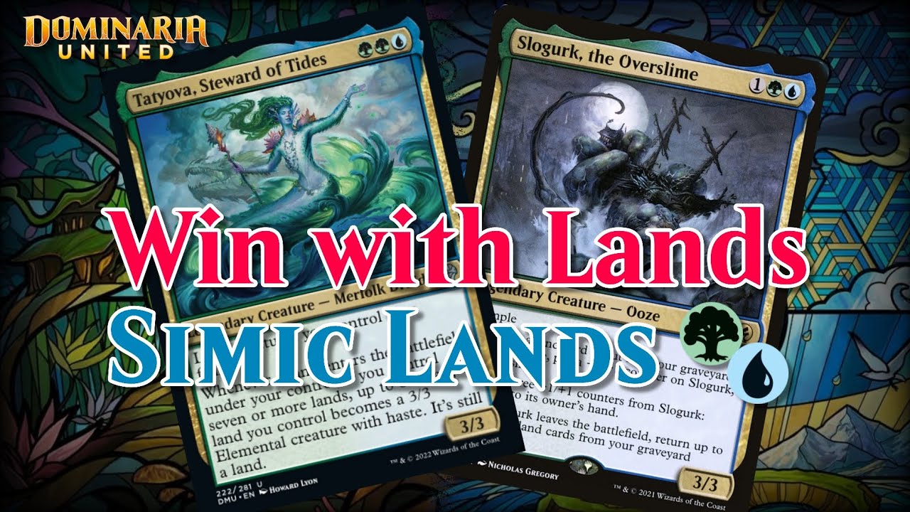 Simic Lands 🥶🥦 / MTG Arena / Dominaria United / Standard - YouTube