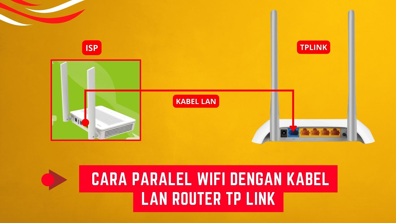 Cara Paralel Wifi Dengan Kabel Lan Router Tp Link Sampai Berhasil ...