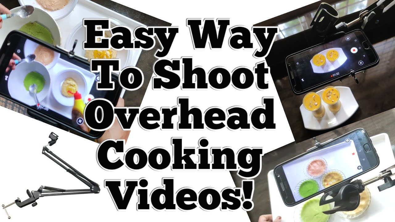 How to Shoot Overhead Videos | Modify Microphone Stand to an Overhead ...