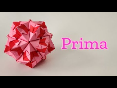 Origami Kusudama: Prima (Brian Beitel) - YouTube