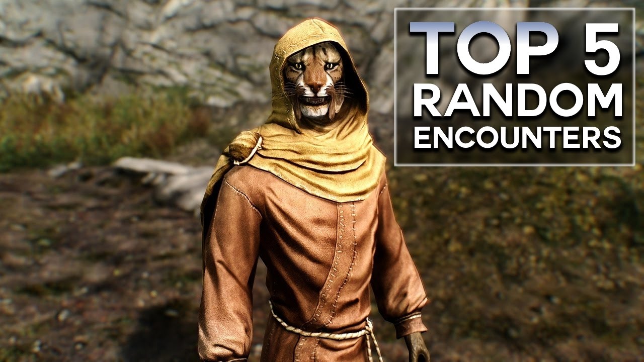 Skyrim - Top 5 Random Encounters - YouTube