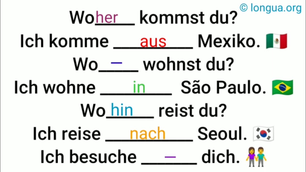 A1, A2, B1 - Deutsch lernen, #Grammatik, Deutsche Grammatik, #Pronomen ...