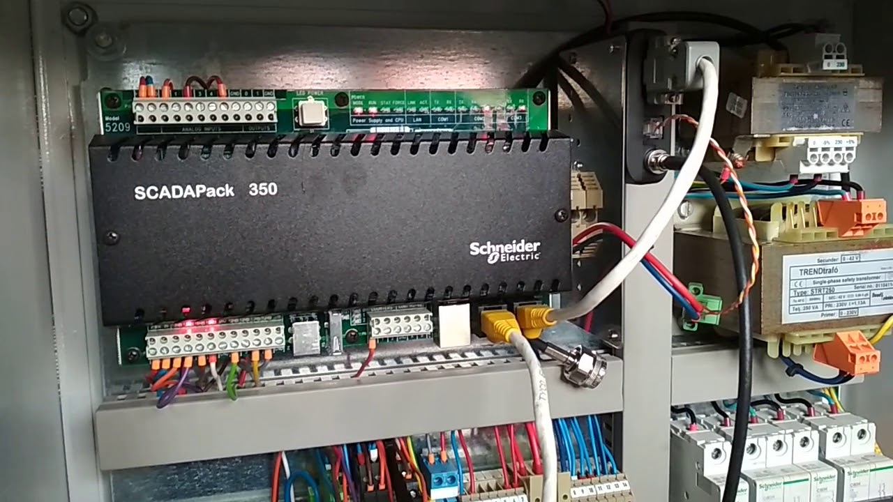 SCADAPack with GSM modem - YouTube