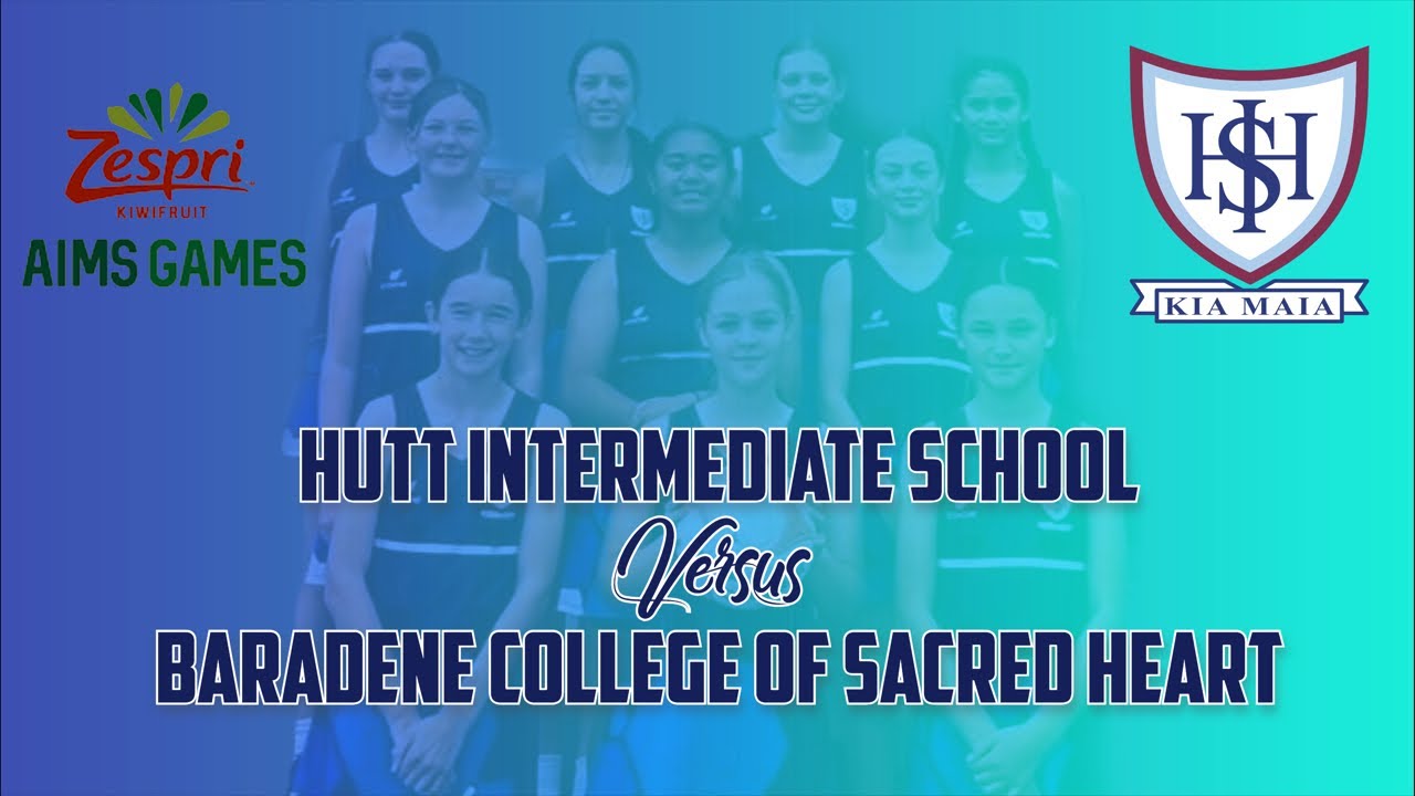HIS A Netball vs. Baradene College of Sacred Heart (AIMS) - YouTube