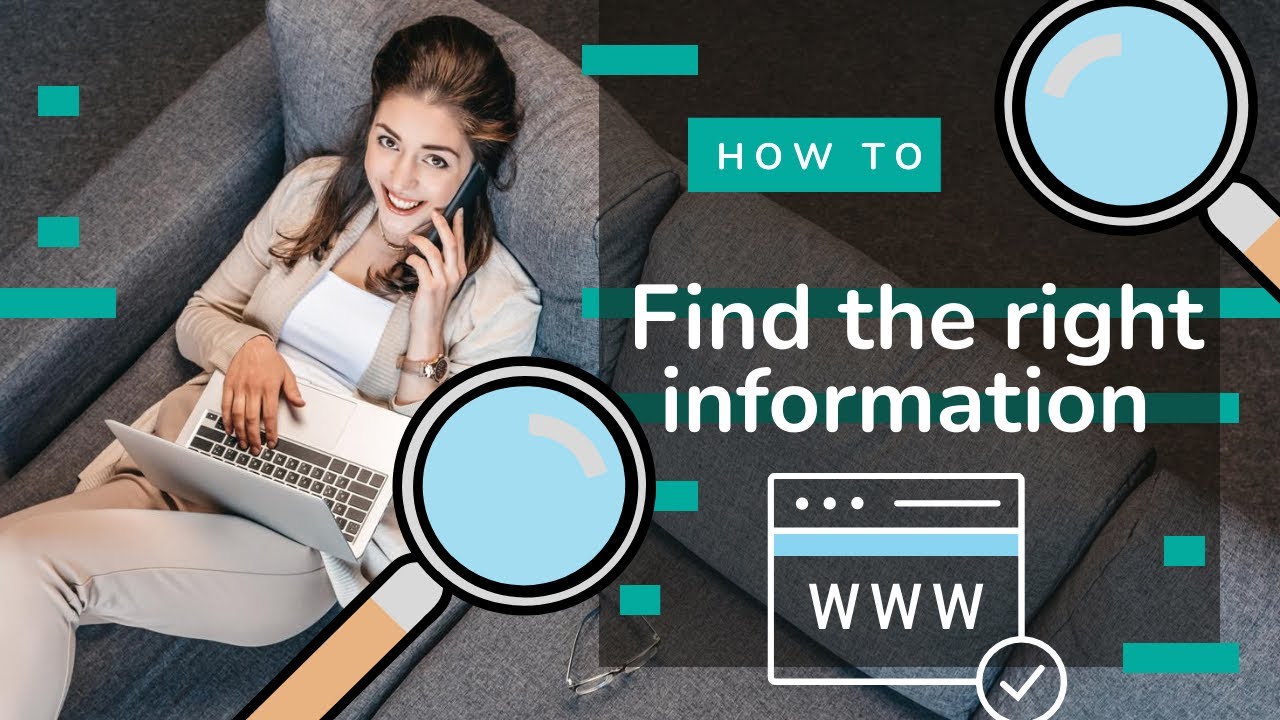 How to find the right information in the digital age - YouTube