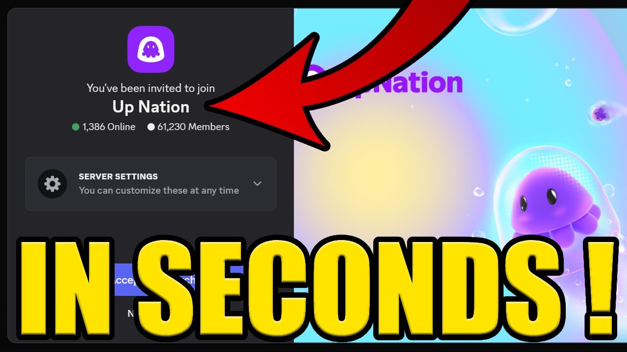 HOW to JOIN UP NATION DISCORD SERVER PC & MOBILE - YouTube