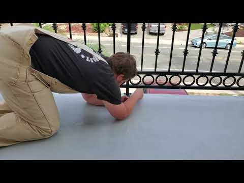 Laying Liquid Rubber - Balcony Floor Repair with Liquid Rubber (Part 3 of 3)