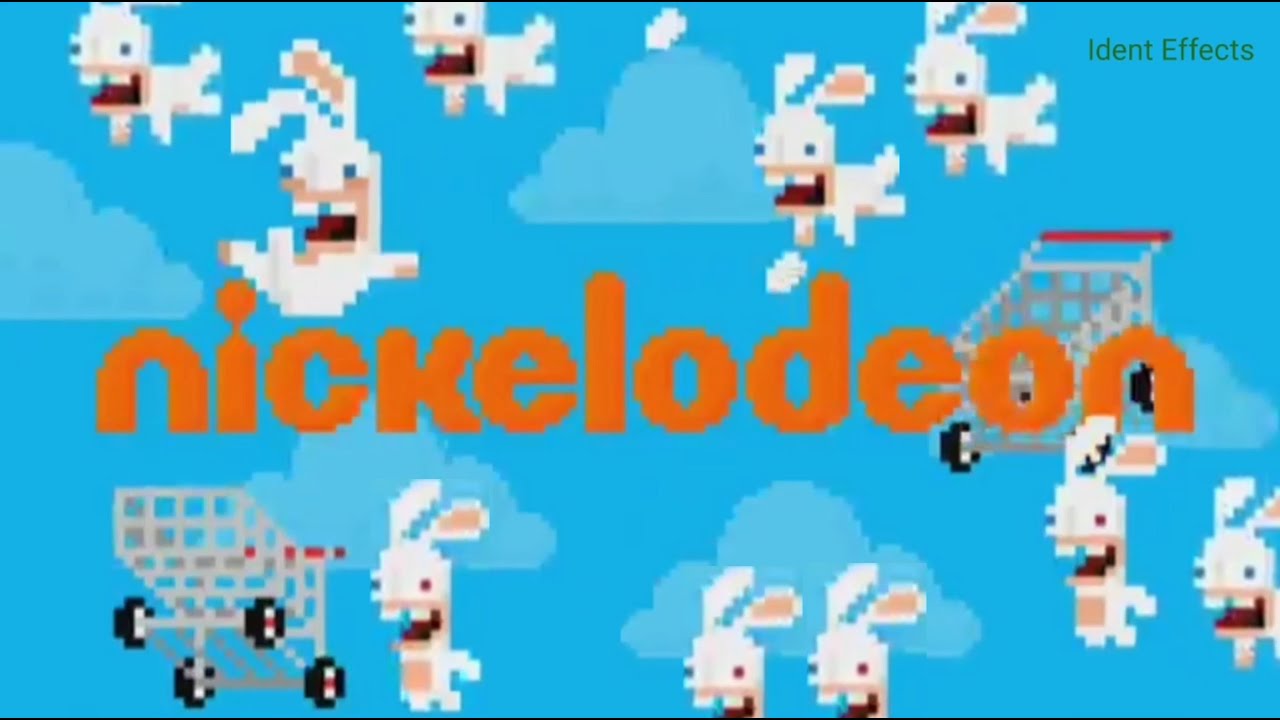 Nickelodeon Raving Rabbids Rabbits Logo Ident Effects - YouTube