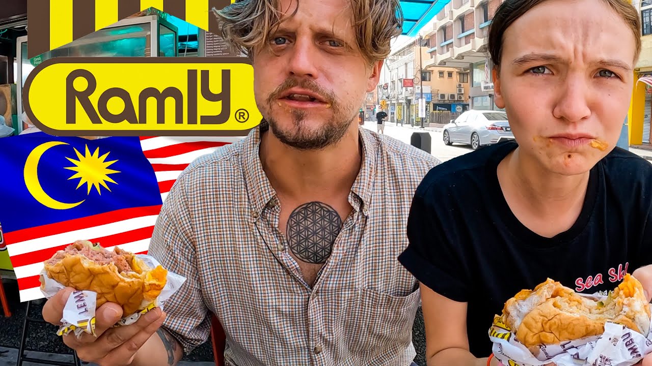 First Time Trying Ramly Burger In Kuala Lumpur Youtube