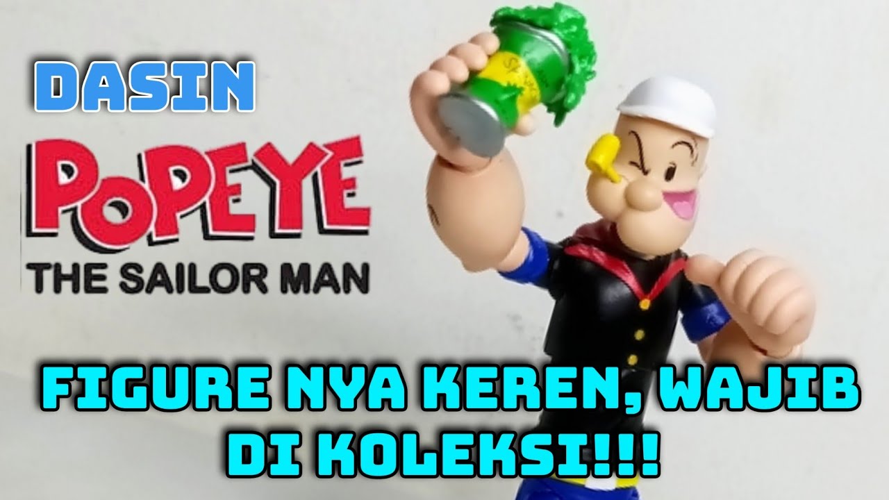 Review Action Figure #148 DASIN MODEL - POPEYE THE SAILORMAN - YouTube
