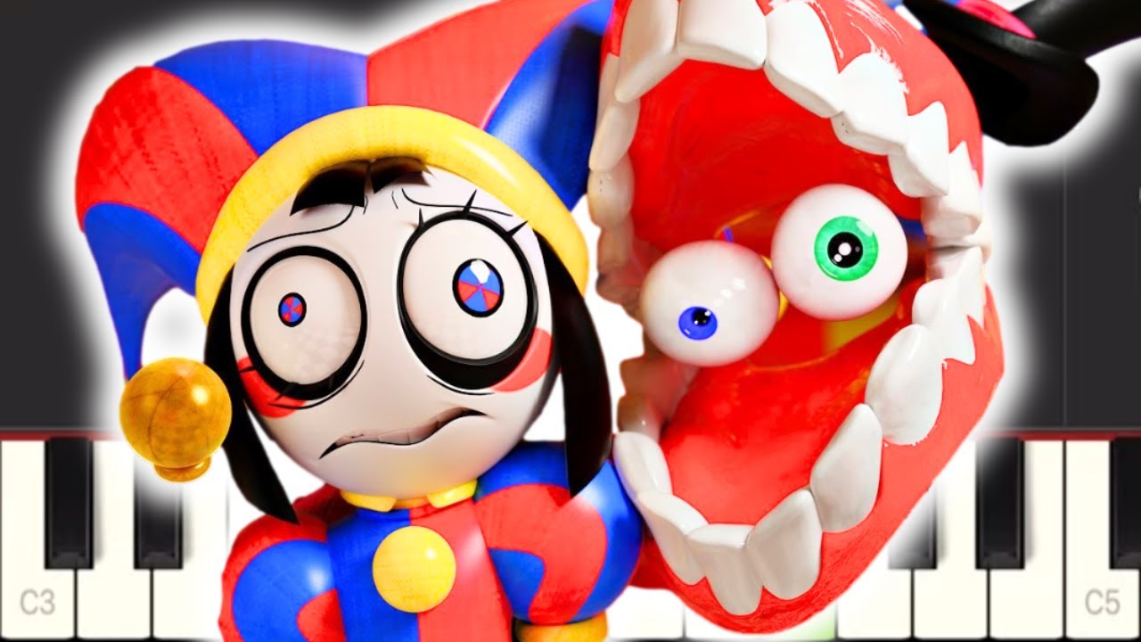 Anything Can Go - EASY Piano Tutorial - CG5 (The Amazing Digital Circus ...