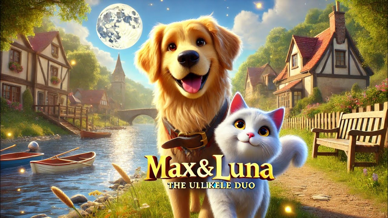 Max & Luna: The Unbreakable Bond – A Tale of Friendship & Adventure!"# ...