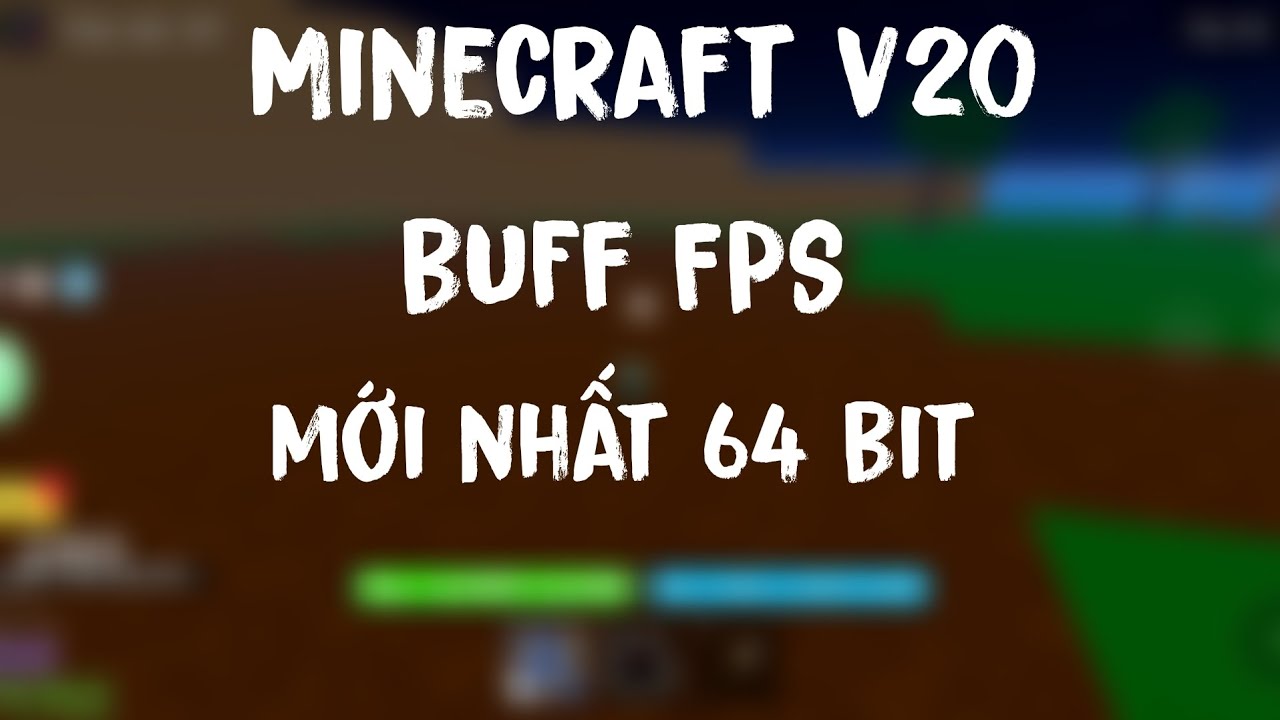 Fix lag Minecraft v20,64 bit buff Fps, siêu mượt cho máy yếu!! - YouTube