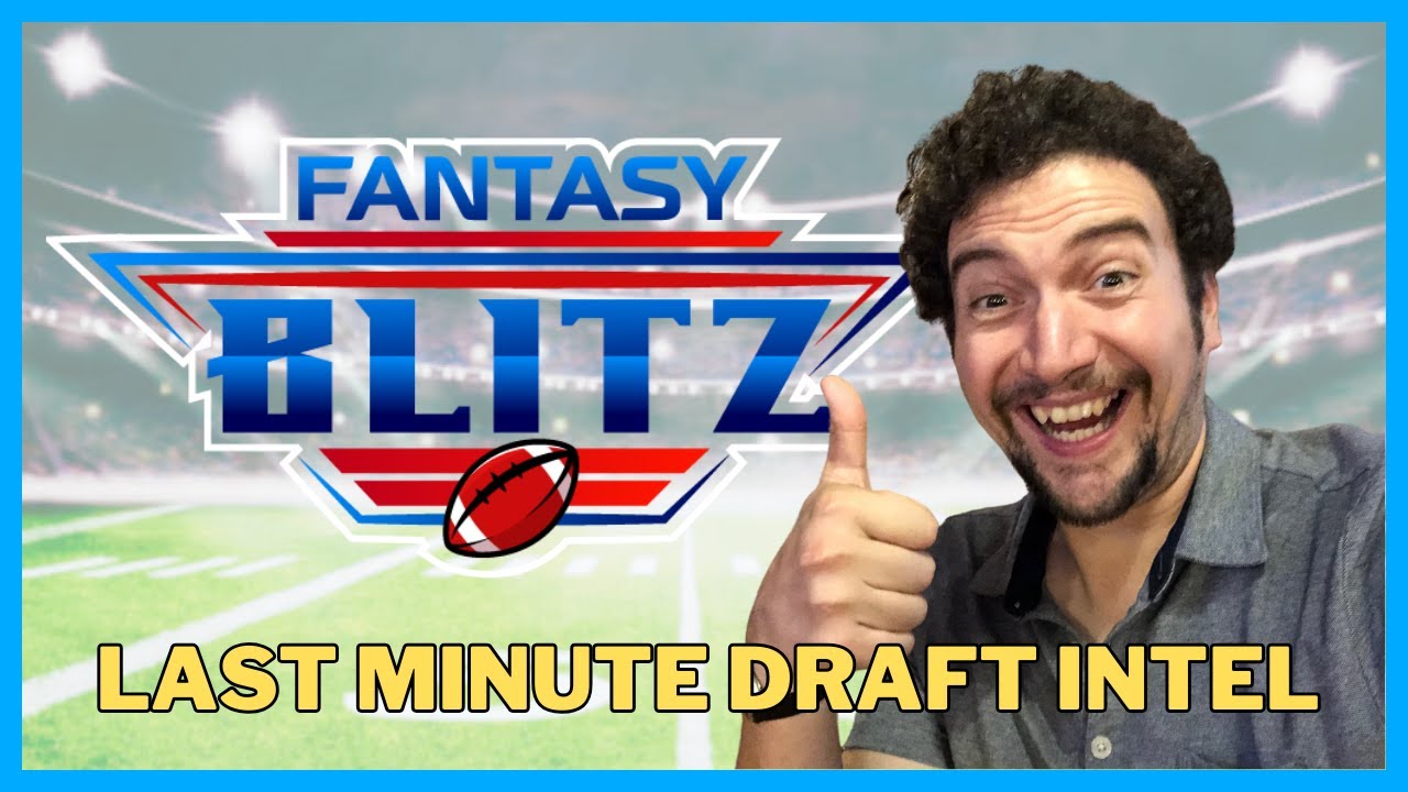 Fantasy Blitz Channel League Live Draft - 2023 Fantasy Football NFL ...