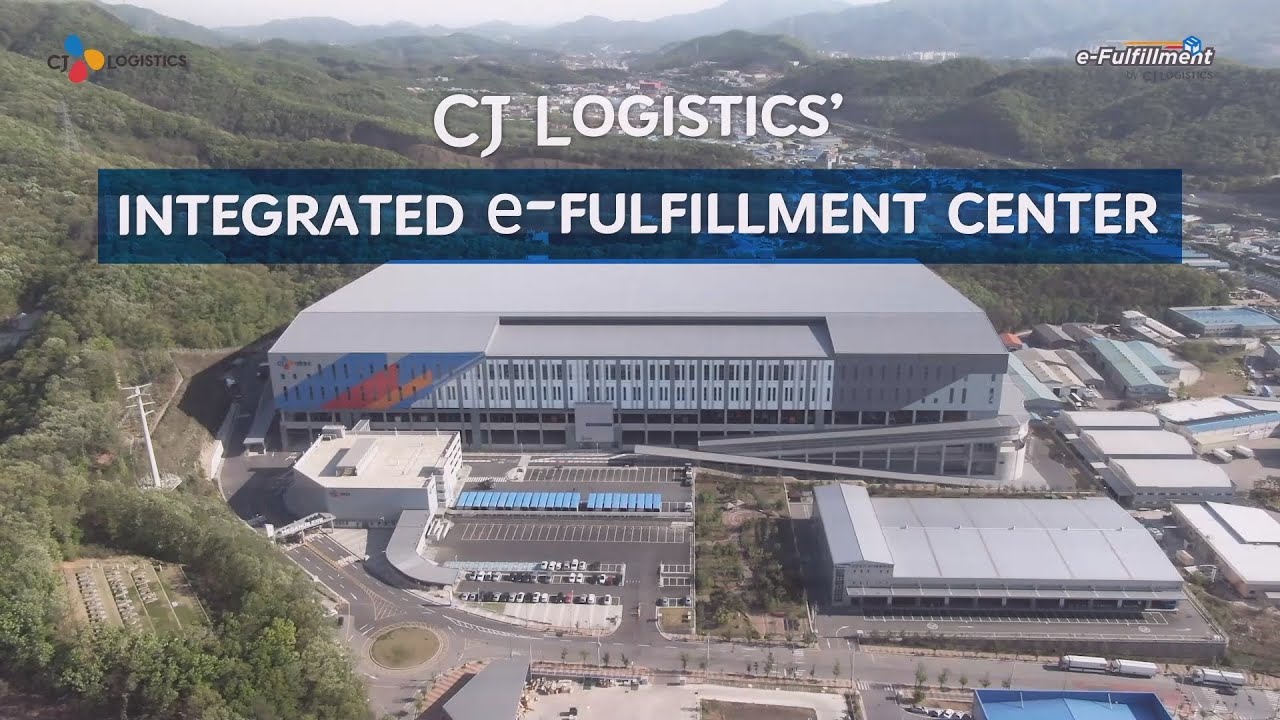 CJ Logistics | integrated e-fulfillment center - YouTube