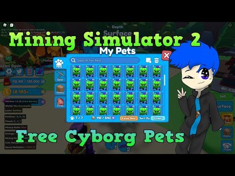 🔴Roblox Stream - MINING SIM 2 (FREE SHINY CYBORG PETS) HUGE GIVEAWAY🔴 ...