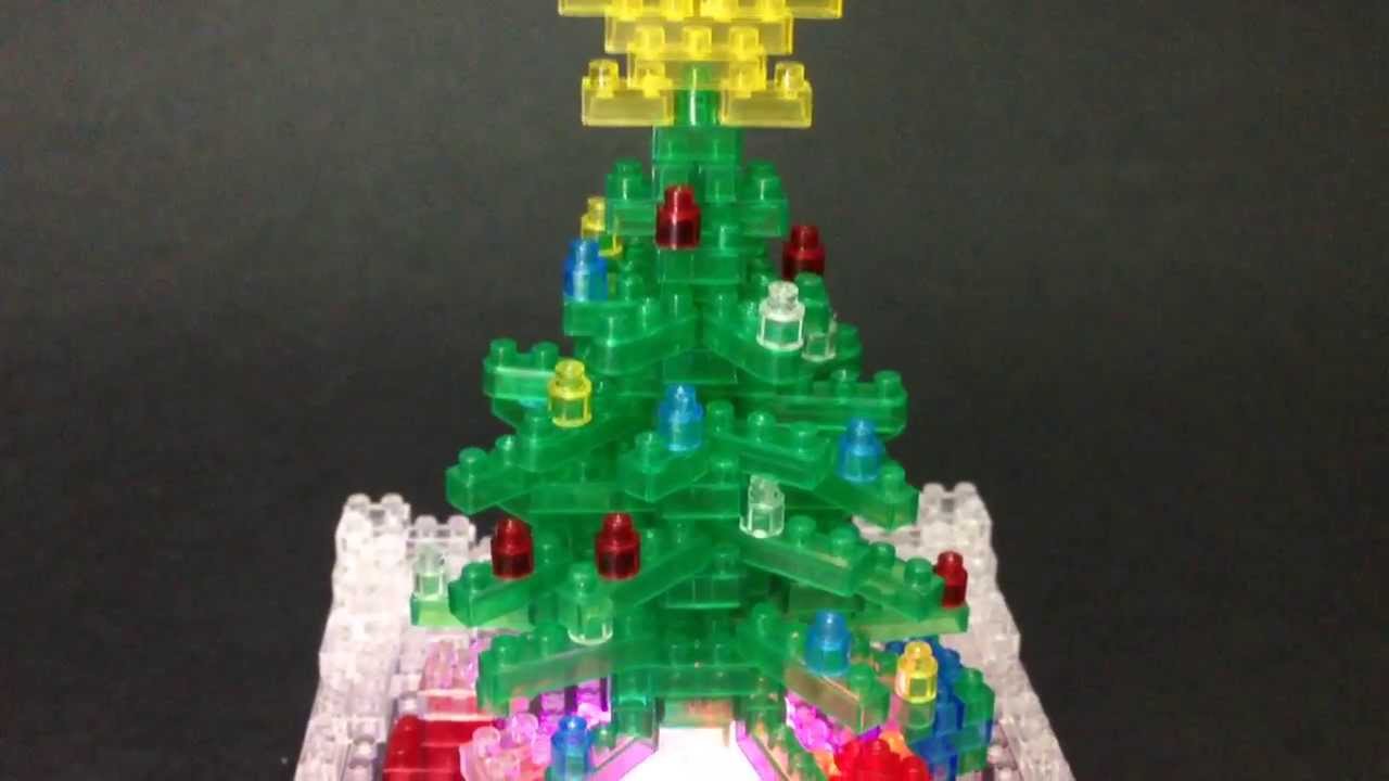 nanoblock Christmas Tree - YouTube
