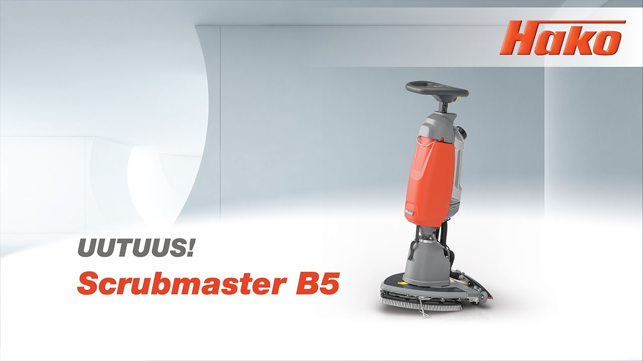 Hako Scrubmaster B5 - Uutuus! - YouTube
