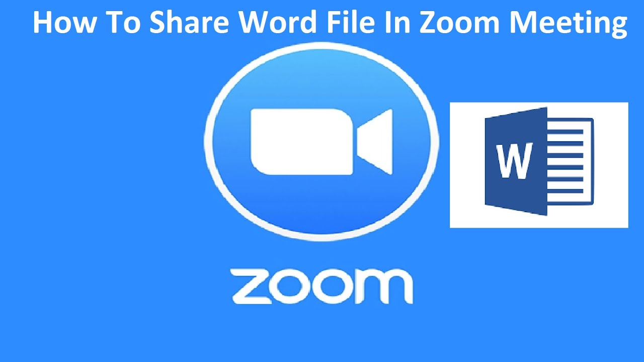 How To Share Word File In Zoom Meeting | Sending A File In Meetings and ...